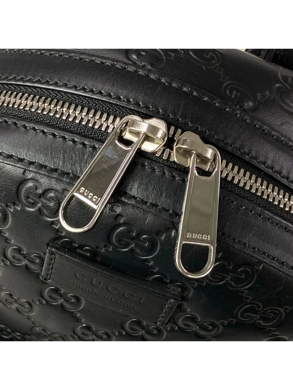 Gucci | Bags | Gucci Backpack Guccissima Line Black Leather | Poshmark